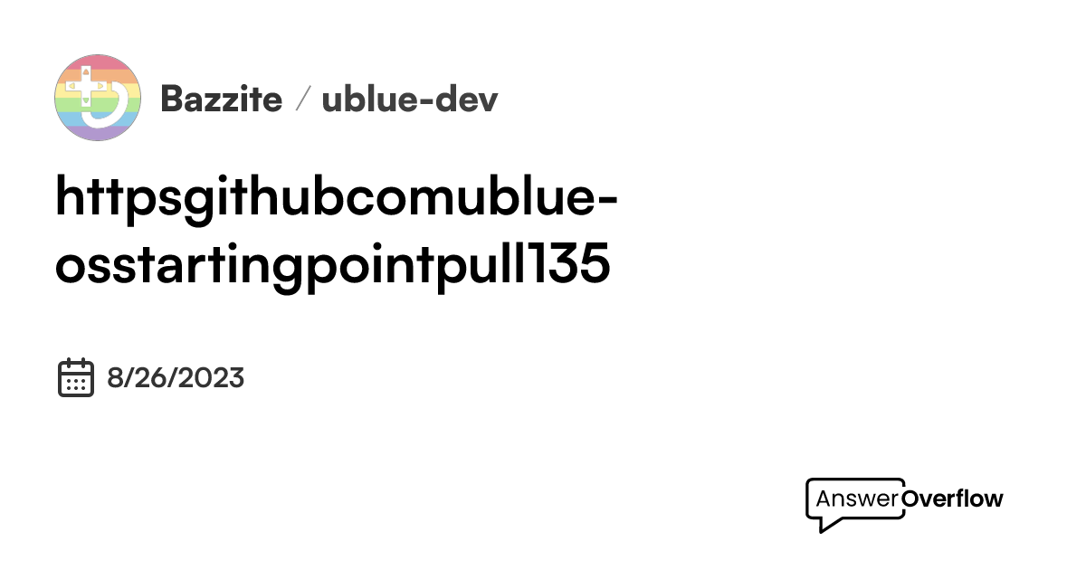 https://github.com/ublue-os/startingpoint/pull/135 - Universal Blue