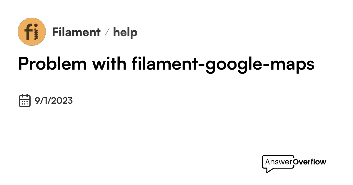 Problem with filament-google-maps - Filament