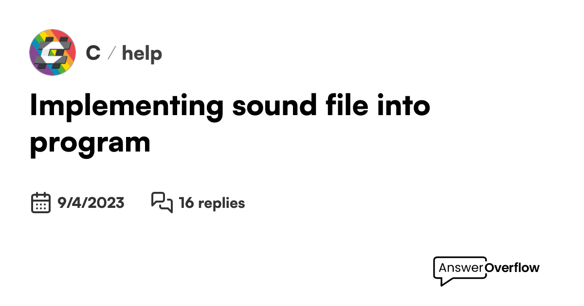 Implementing sound file into program - C#