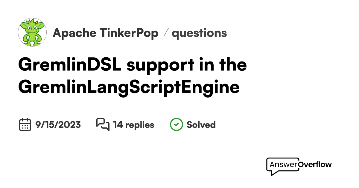 @GremlinDSL support in the GremlinLangScriptEngine - Apache TinkerPop