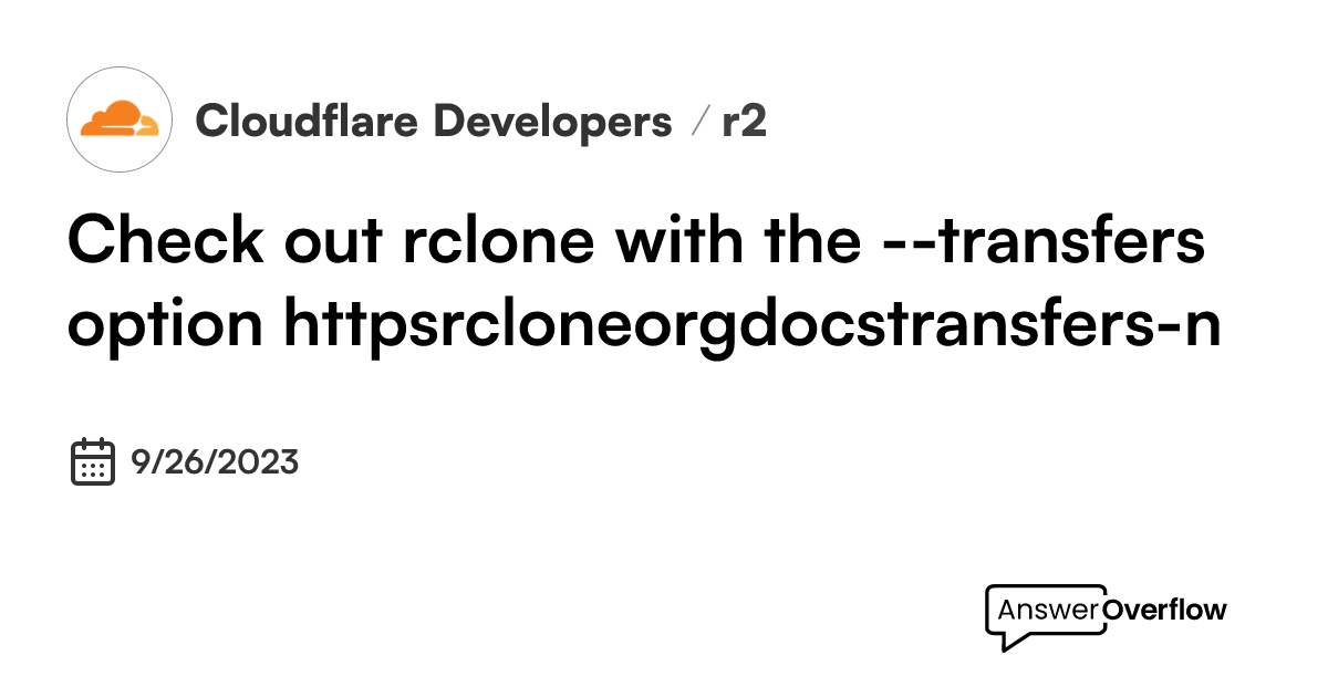 Check out rclone with the `--transfers` option. https://rclone.org/docs/#transfers-n ...