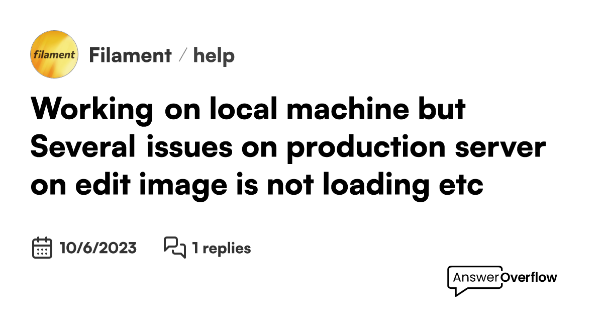 Working on local machine, but Several issues on production server on edit image is not loading ...