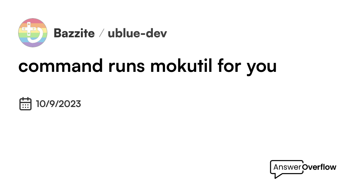 command runs mokutil for you - Universal Blue