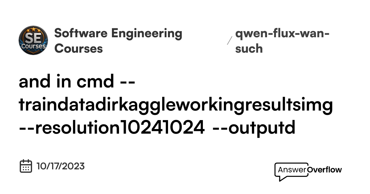 and in cmd `--train_data_dir="/kaggle/working/results/img" \ --resolution="1024,1024" \ --output ...