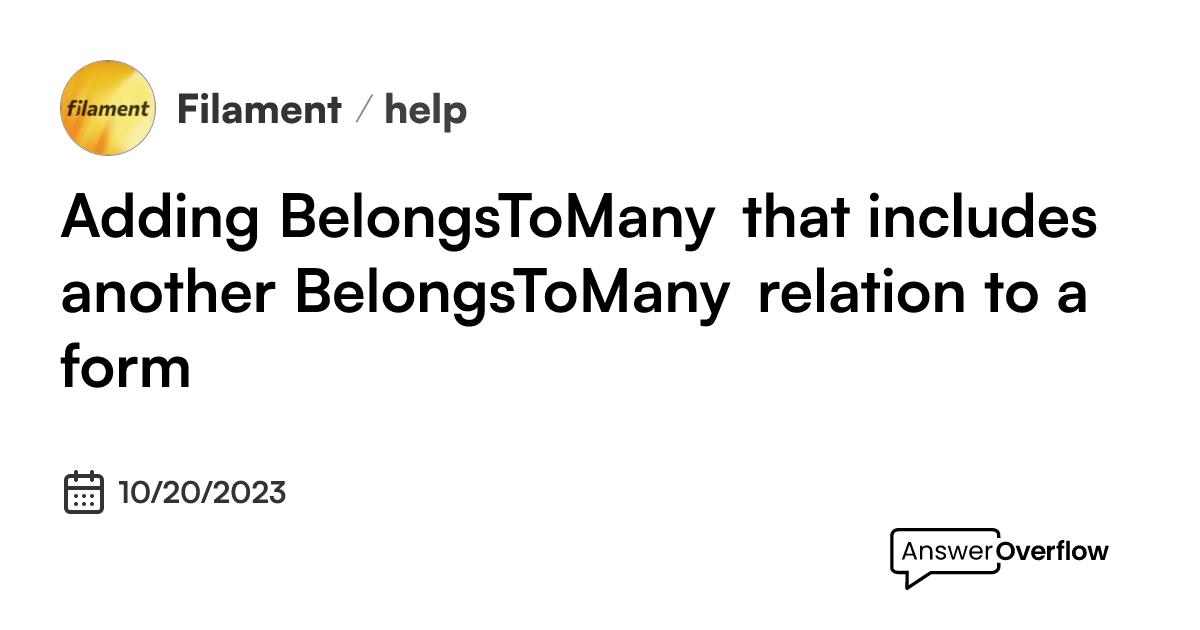 Adding BelongsToMany that includes another BelongsToMany relation to a form - Filament