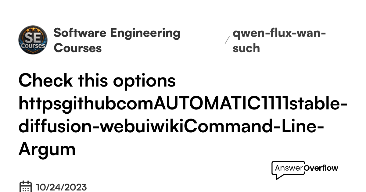 Check this options: https://github.com/AUTOMATIC1111/stable-diffusion-webui/wiki/Command-Line ...