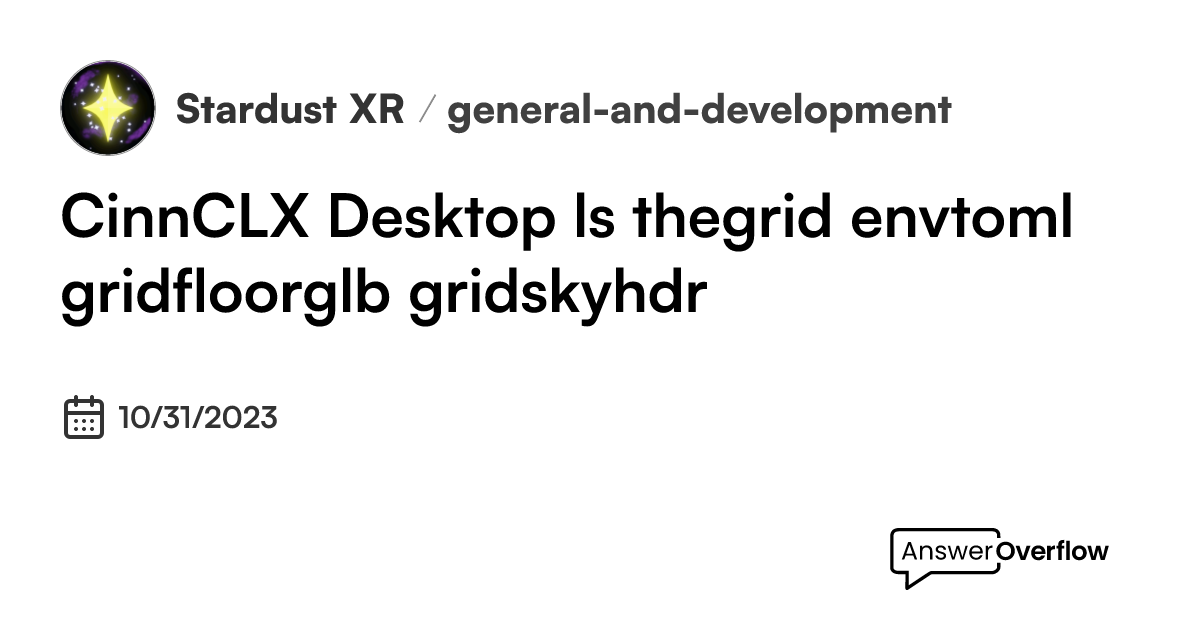 Cinn@CLX Desktop]$ ls the_grid/ env.toml grid_floor.glb grid_sky.hdr ...