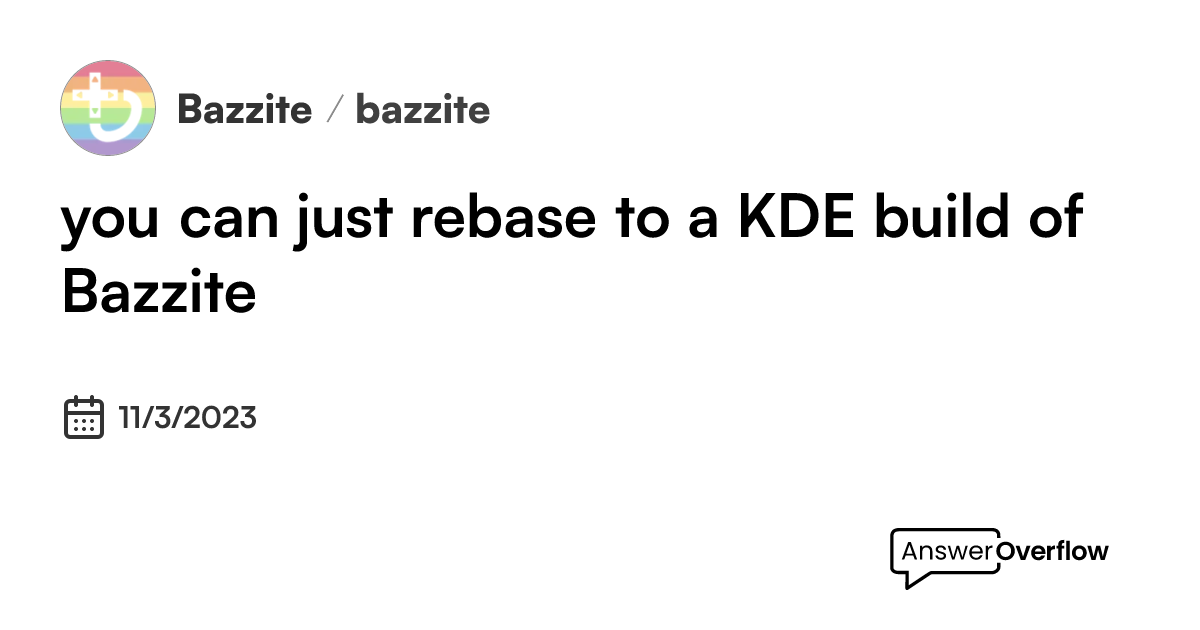 you can just rebase to a KDE build of Bazzite - Universal Blue