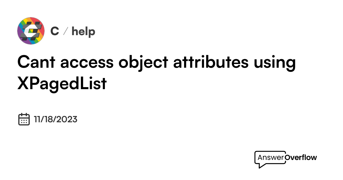 Can't access object attributes using X.PagedList - C#