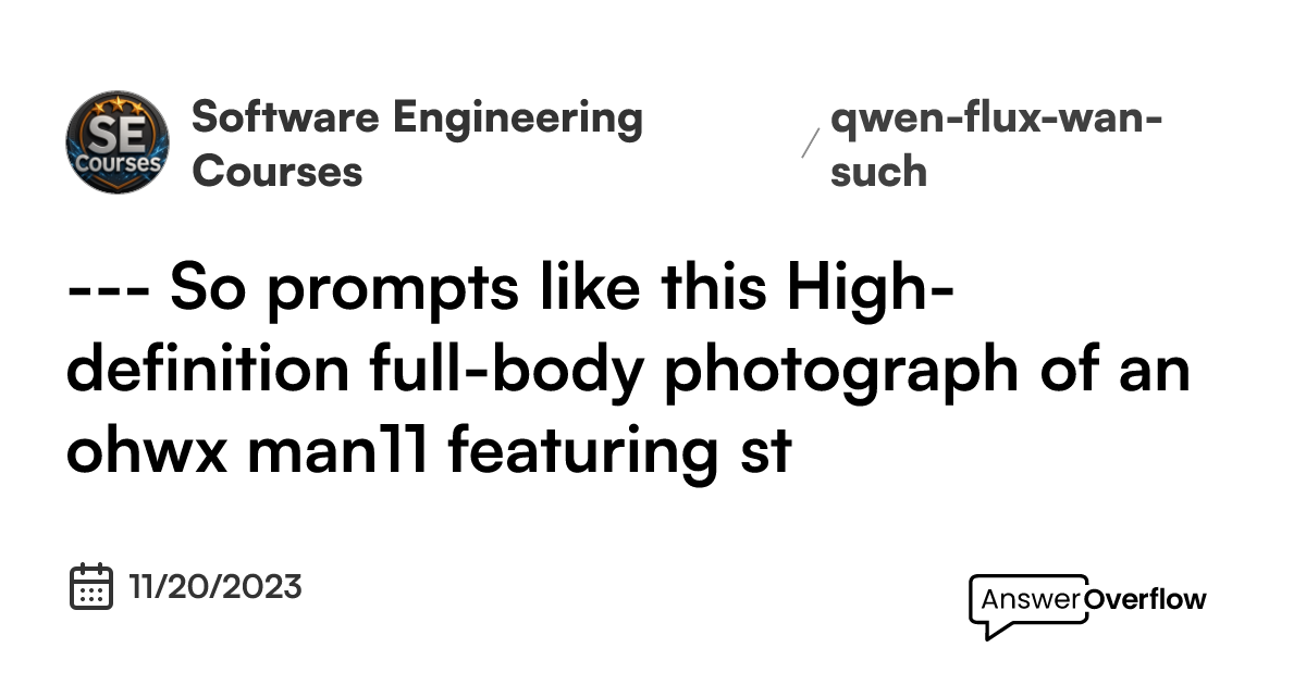 So prompts like this: High-definition, full-body photograph of an (ohwx man:1.1), featuring sty ...