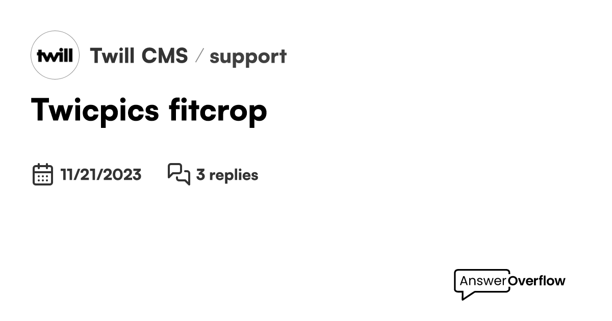 Twicpics & fit=crop - Twill CMS