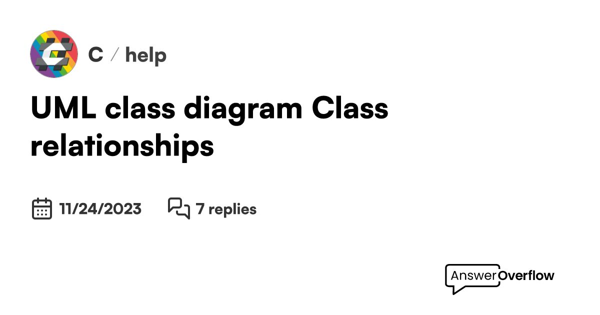 UML class diagram. Class relationships. - C#