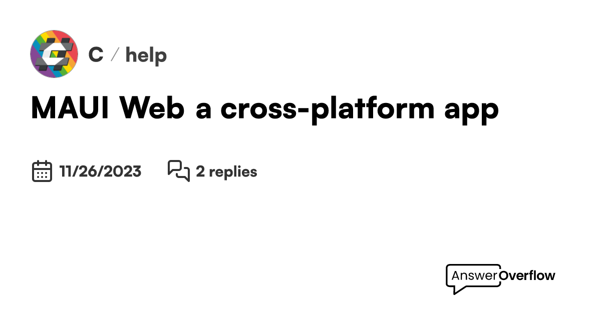 MAUI + Web: a cross-platform app - C#