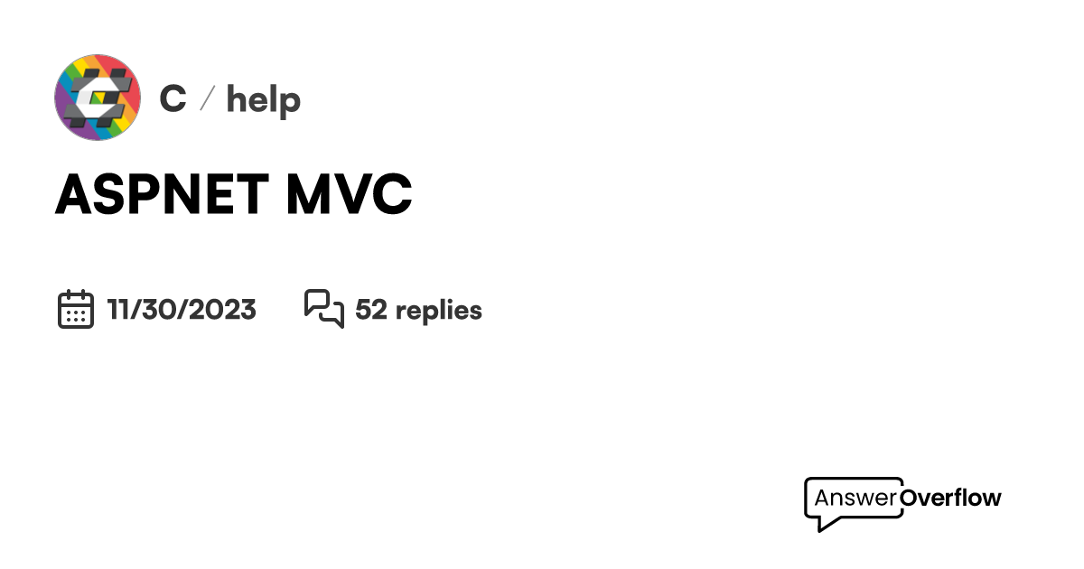 ASP.NET MVC - C#
