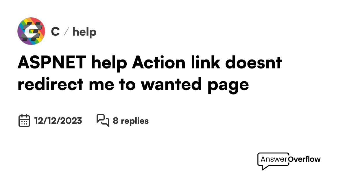 ASP.NET help (Action link doesnt redirect me to wanted page) - C#