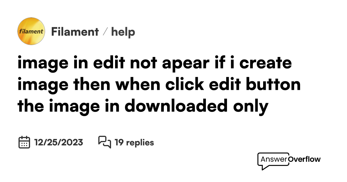 Image In Edit Not Apear If I Create Image Then When Click Edit Button