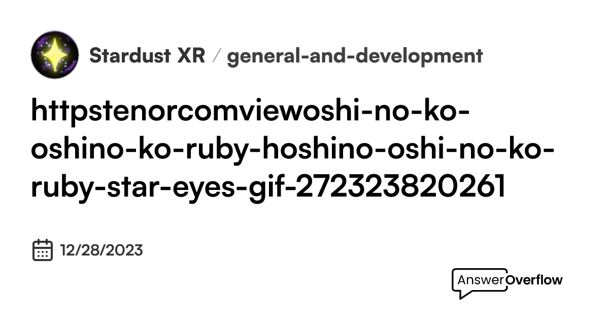 https://tenor.com/view/oshi-no-ko-oshino-ko-ruby-hoshino-oshi-no-ko ...
