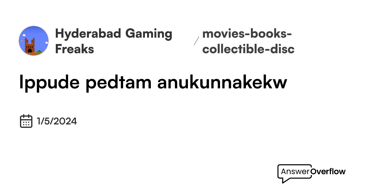 Ippude pedtam anukunna:kekw: - Hyderabad Gaming Freaks!🎮🇮🇳