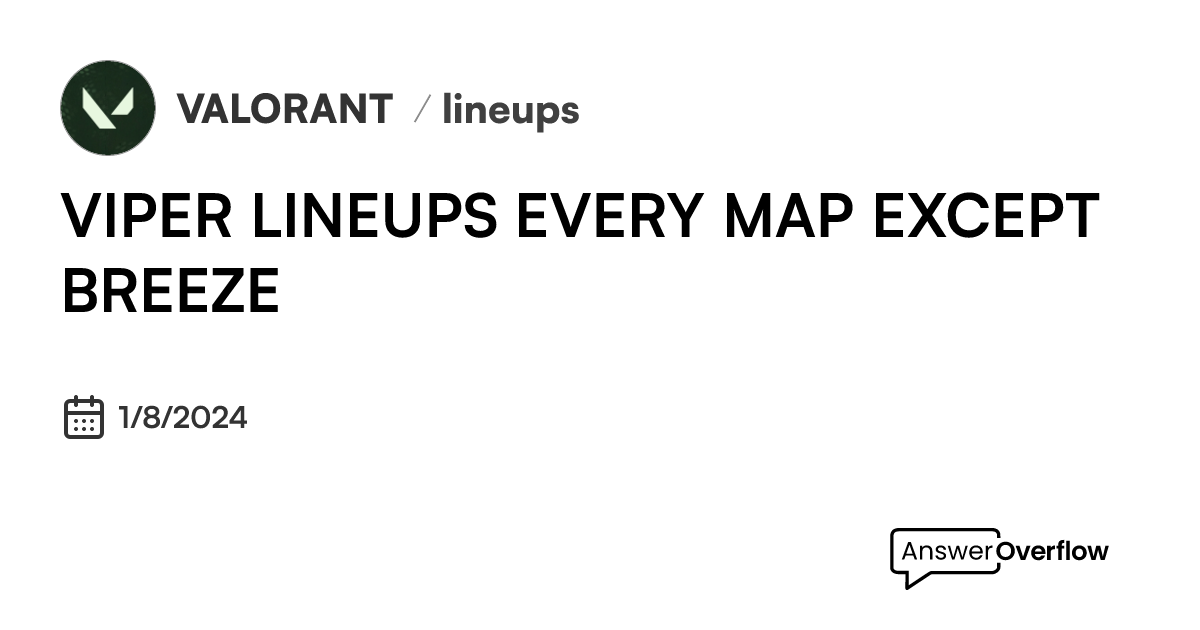 VIPER LINEUPS EVERY MAP EXCEPT BREEZE - VALORANT