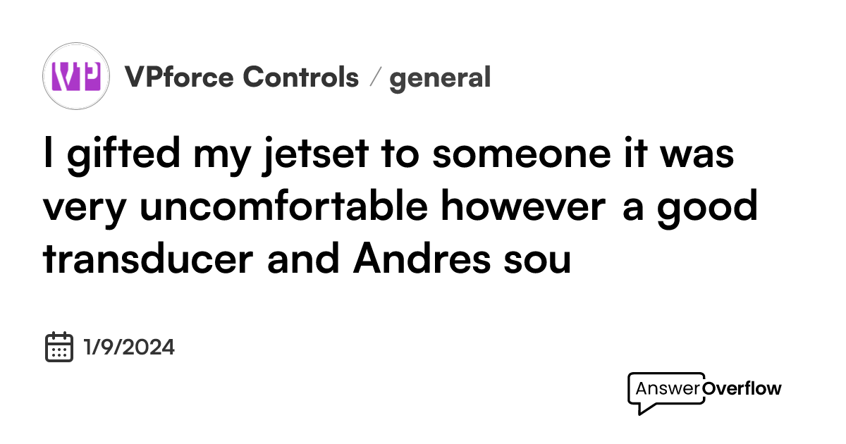 I gifted my jetset to someone, it was very uncomfortable, however a ...