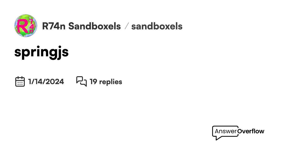 spring.js.. - 🚨 R74n / Sandboxels