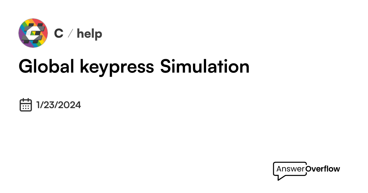 Global keypress Simulation? - C#