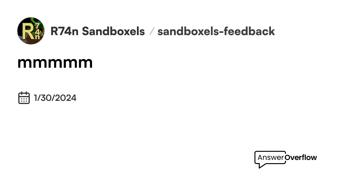m&m&m&m&m - 🚨 R74n / Sandboxels