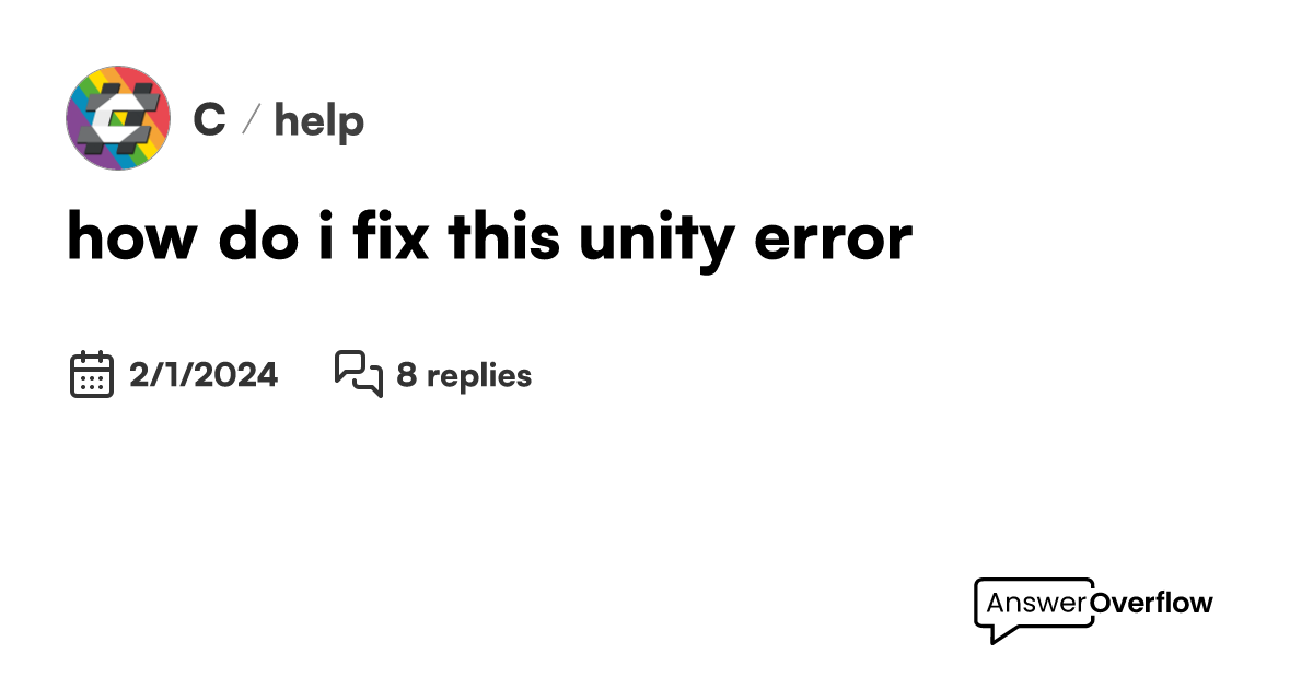 how do i fix this unity error - C#