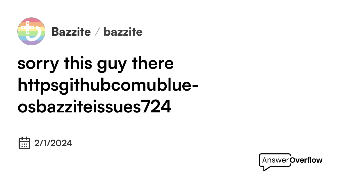 sorry this guy there: https://github.com/ublue-os/bazzite/issues/724 - Universal Blue