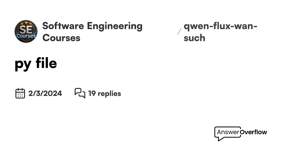 .py file - Software Engineering Courses (SECourses)