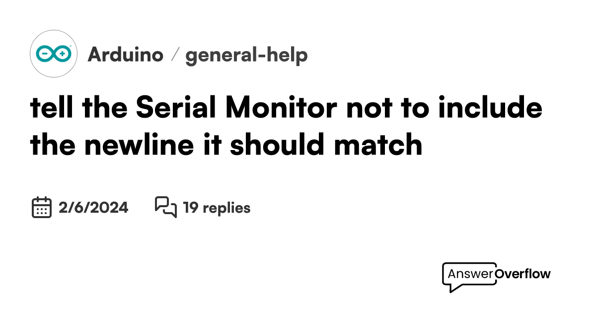 tell the Serial Monitor not to include the newline & it should match ...