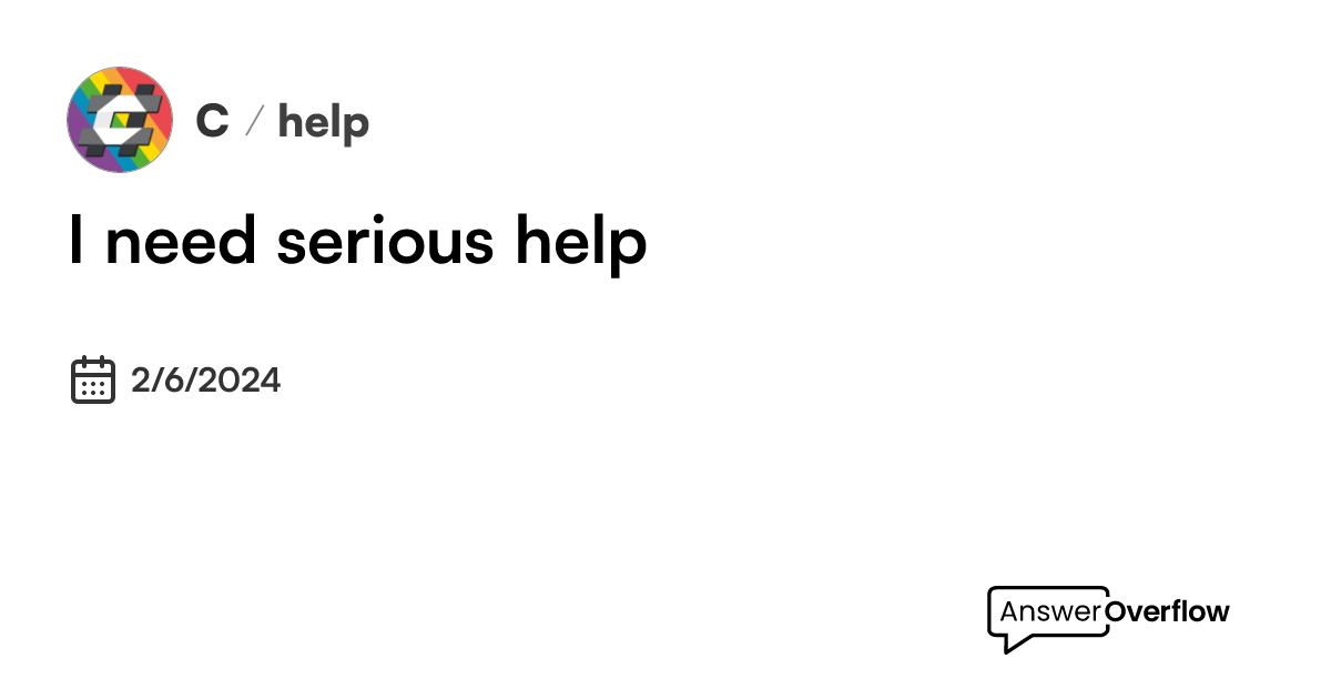 I need serious help - C#