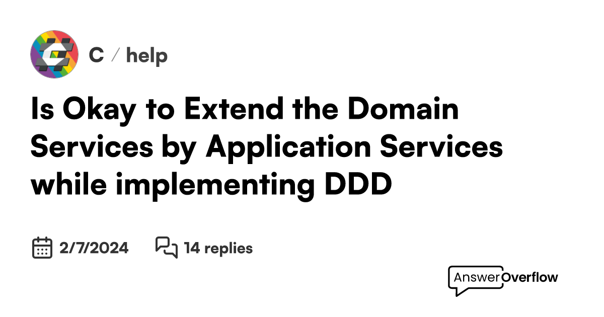Is Okay to Extend the Domain Services by Application Services while implementing DDD - C#