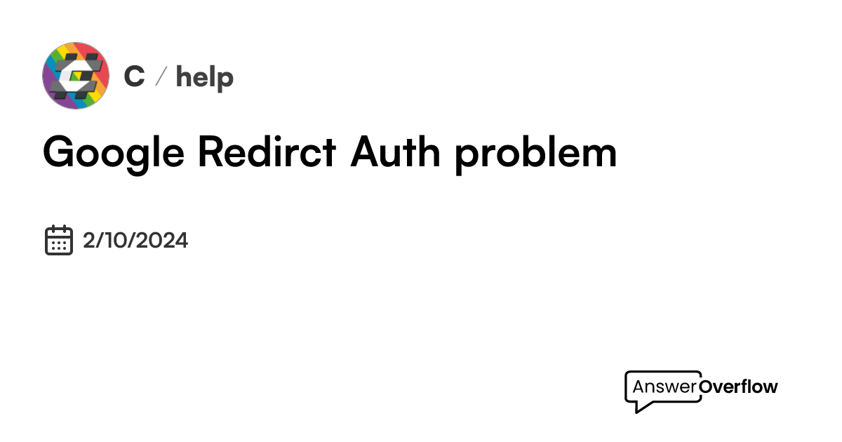 Google Redirct Auth problem - C#