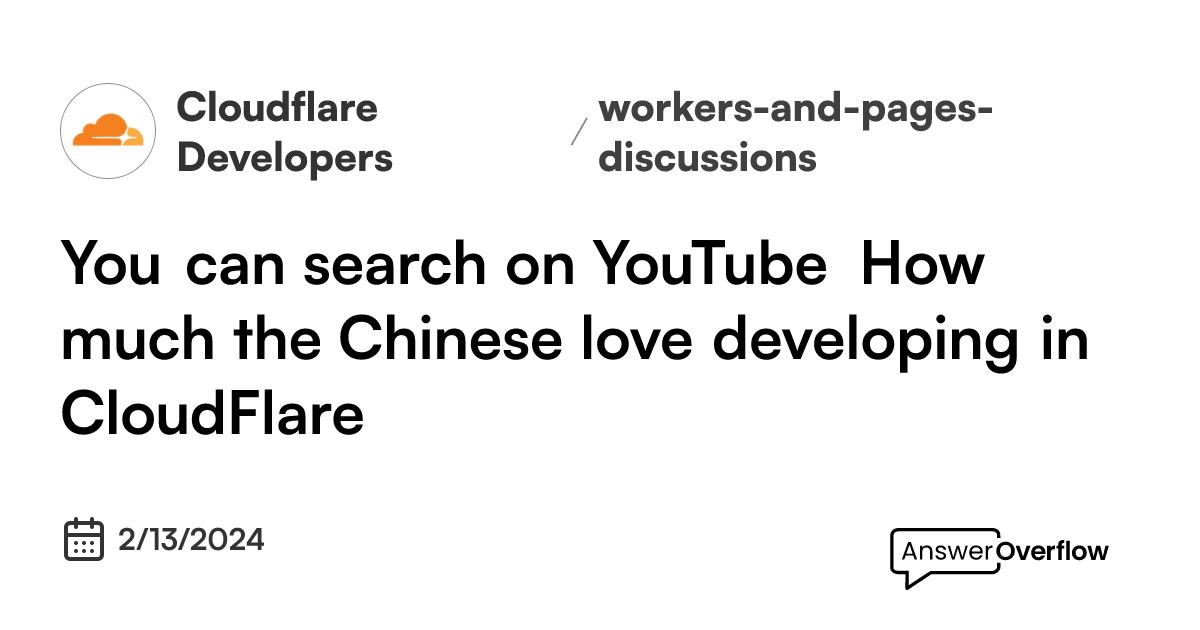 You can search on YouTube How much the Chinese love “developing” in ...