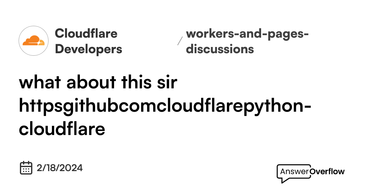 what about this sir? https://github.com/cloudflare/python-cloudflare - Cloudflare Developers