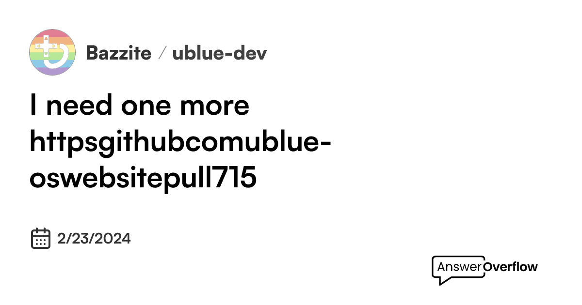 I need one more: - Universal Blue