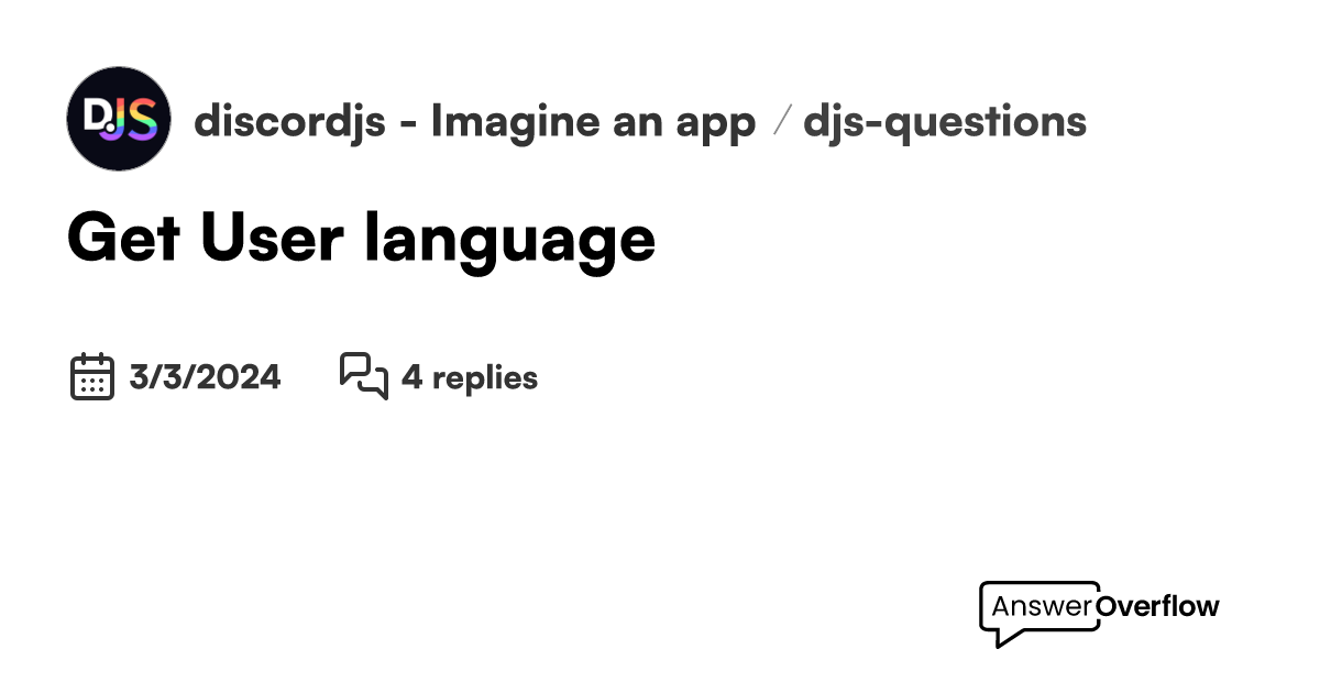 Get User language - discord.js - Imagine an app
