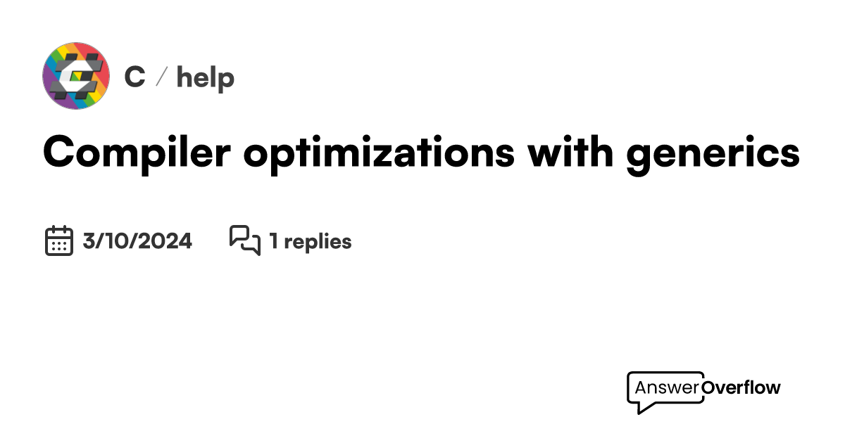 Compiler optimizations with generics - C#