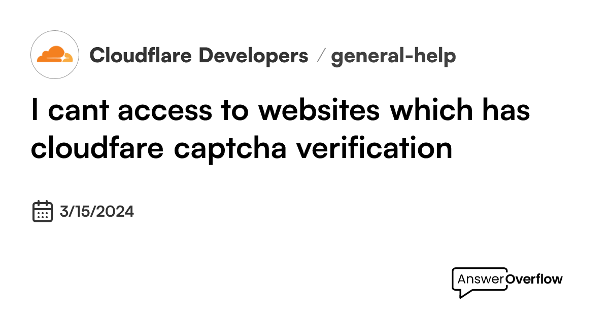 I can't access to websites which has cloudfare captcha verification ...
