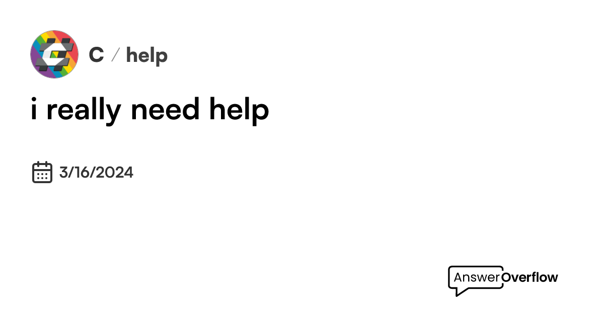 i really need help! - C#