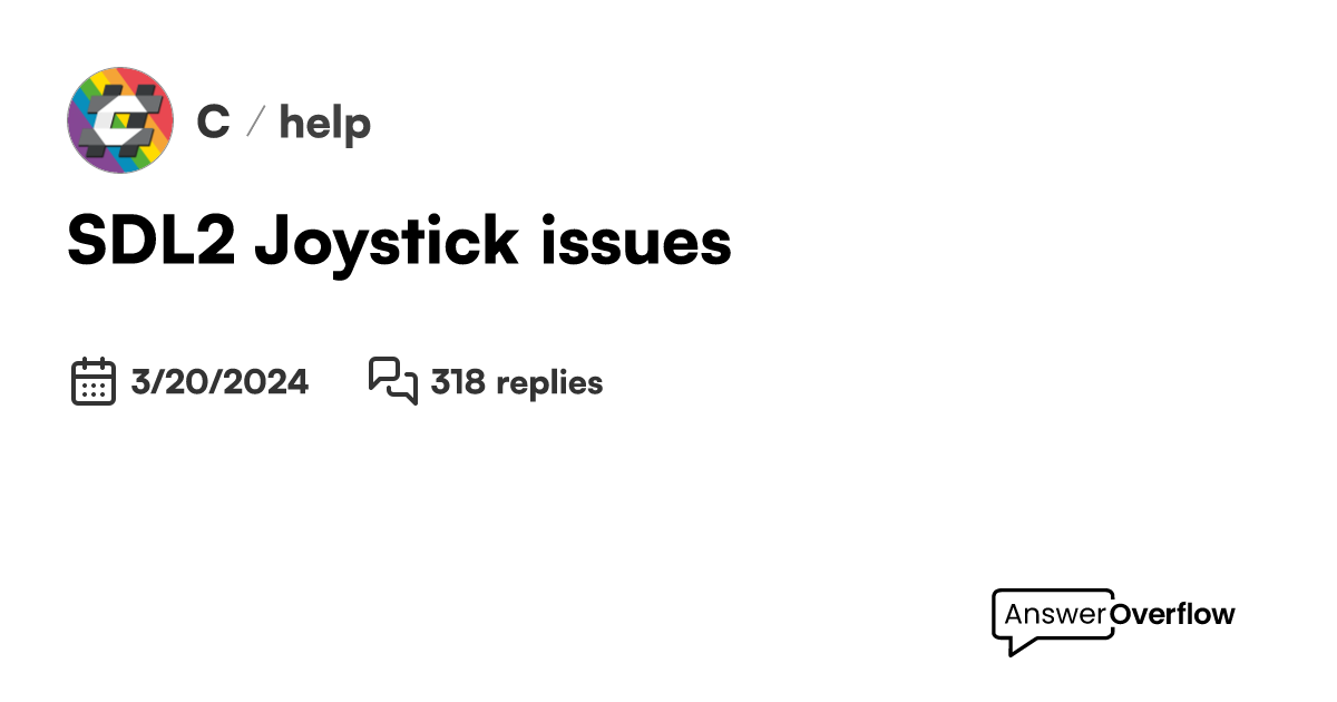 SDL2 Joystick issues - C#