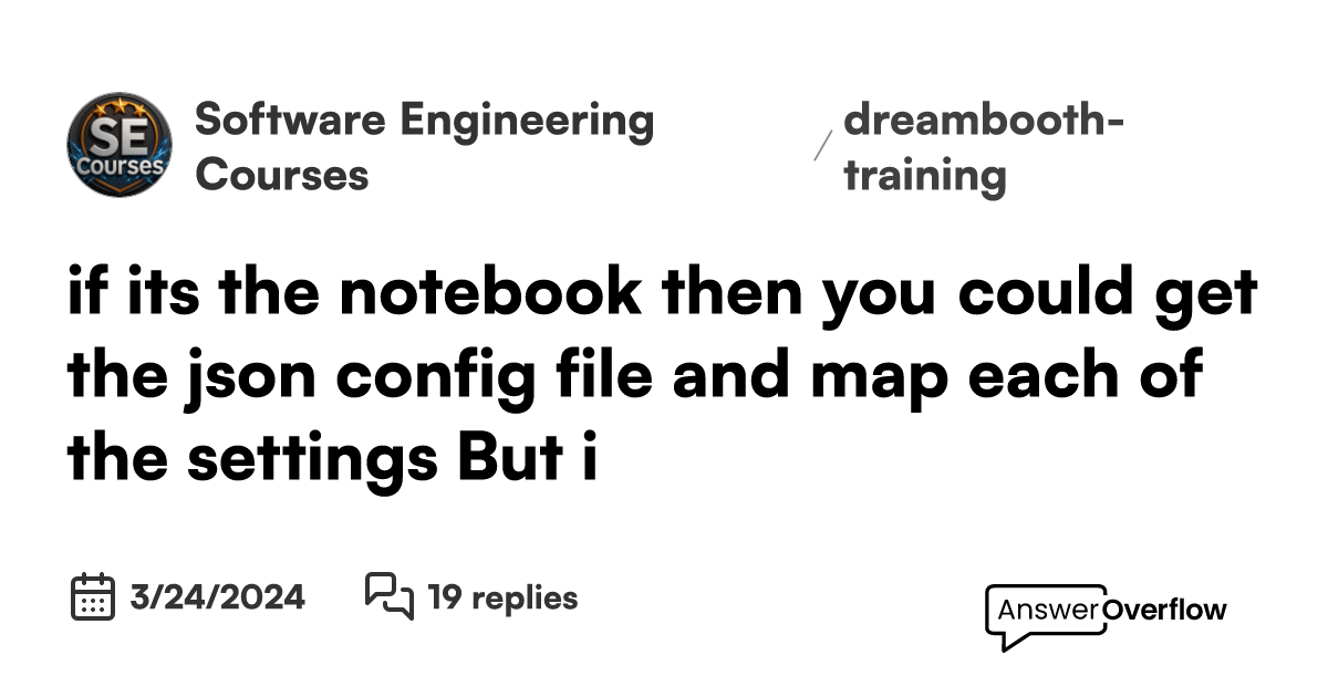 if its the notebook, then you could get the .json "config file" and map ...