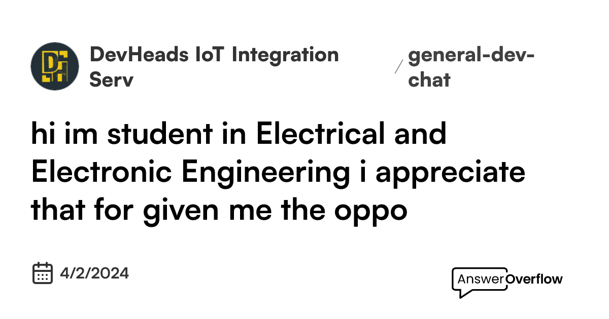 hi , i'm student in Electrical and Electronic Engineering ; i ...