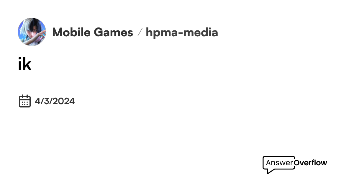 ik - Mobile Games