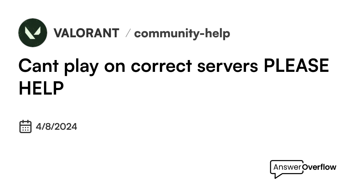 Cant play on correct servers PLEASE HELP - VALORANT