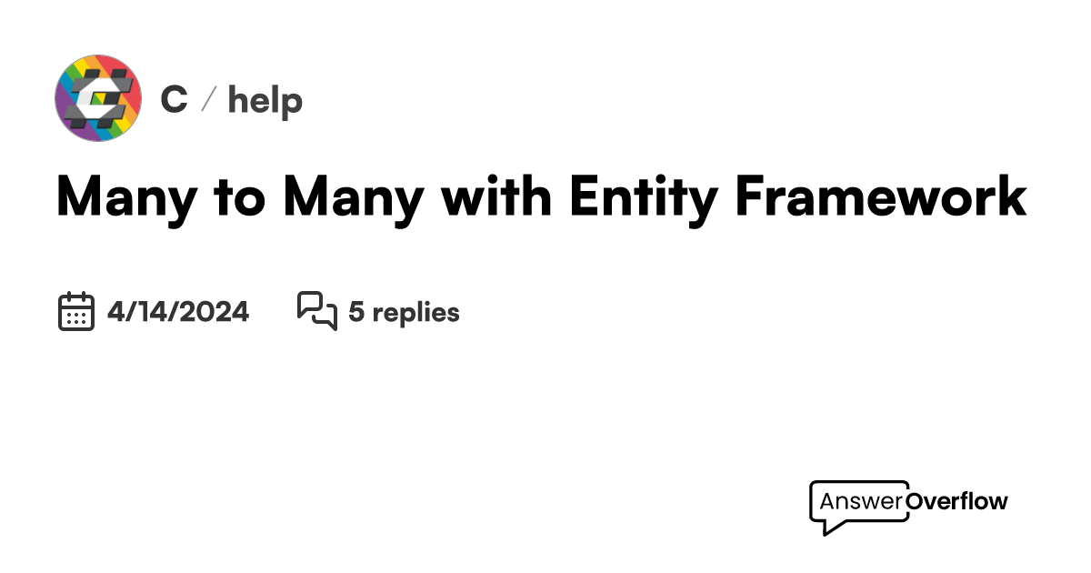 Many to Many with Entity Framework - C#