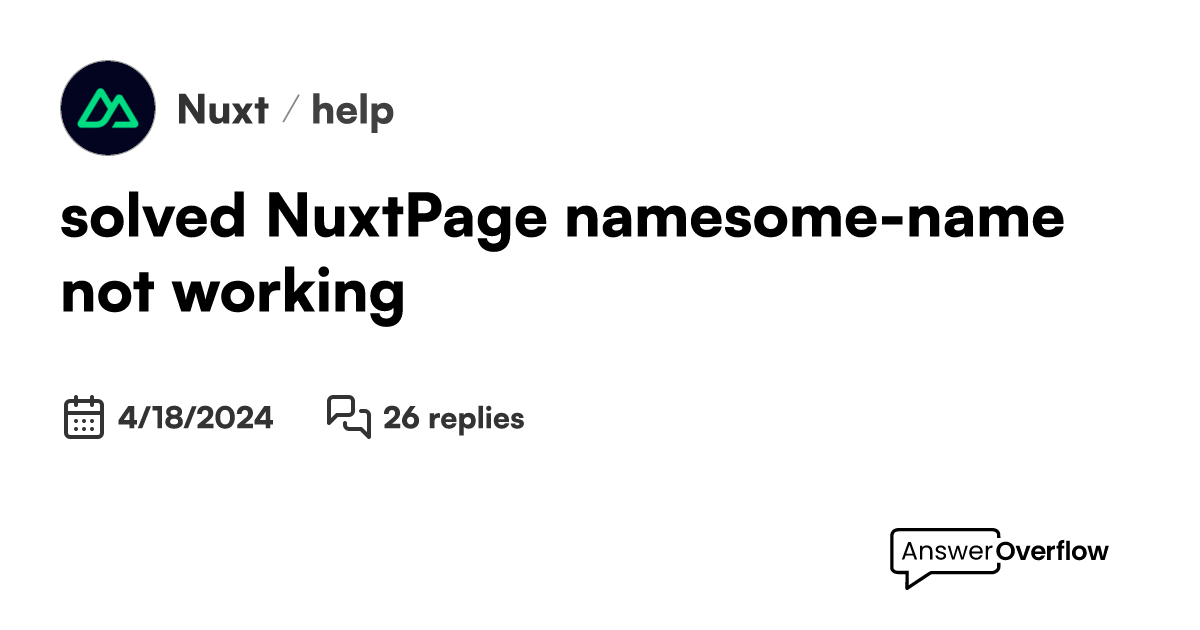 [solved] not working - Nuxt