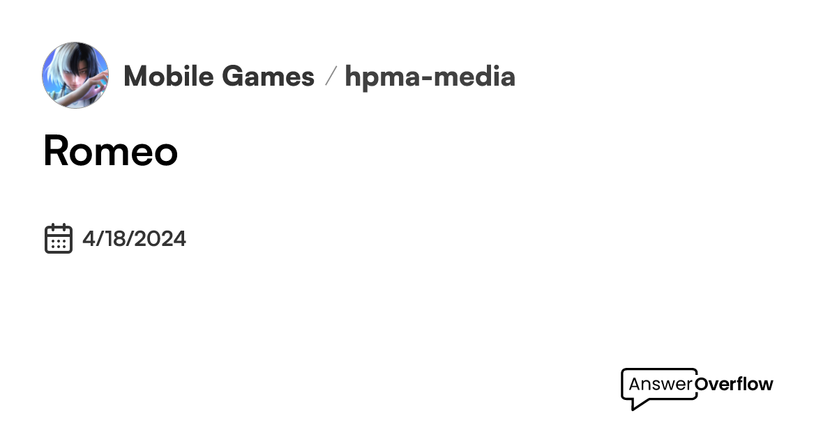 Romeo - Mobile Games