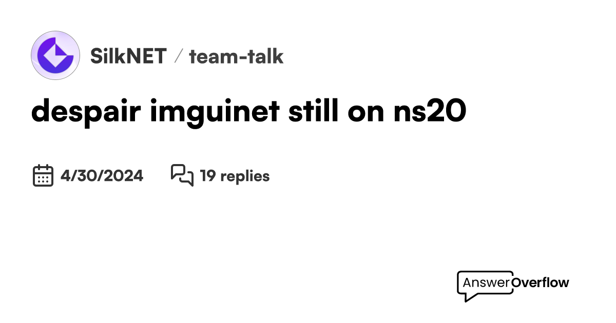 :despair: imgui.net still on ns2.0 - Silk.NET